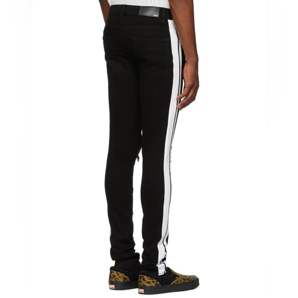 Undercover | Jeans | Amiri Track Stack Denim Black Denim White Track ...